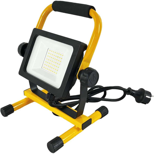 Sunlite 35w LED Portable Work Light Fixture 5F Power Cord 4000K Cool W ...