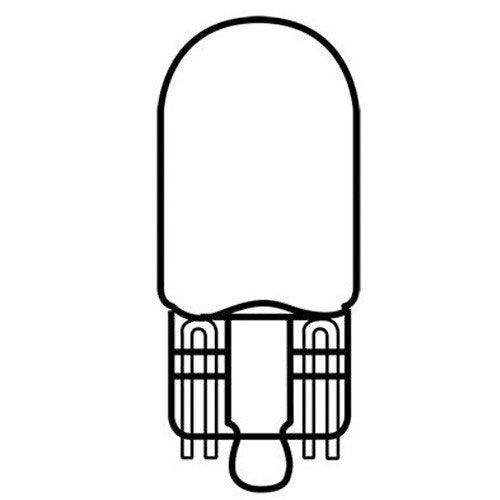 Philips 168 - 5w 12v T3 Wedge base Automotive Bulb - 2 pack – BulbAmerica