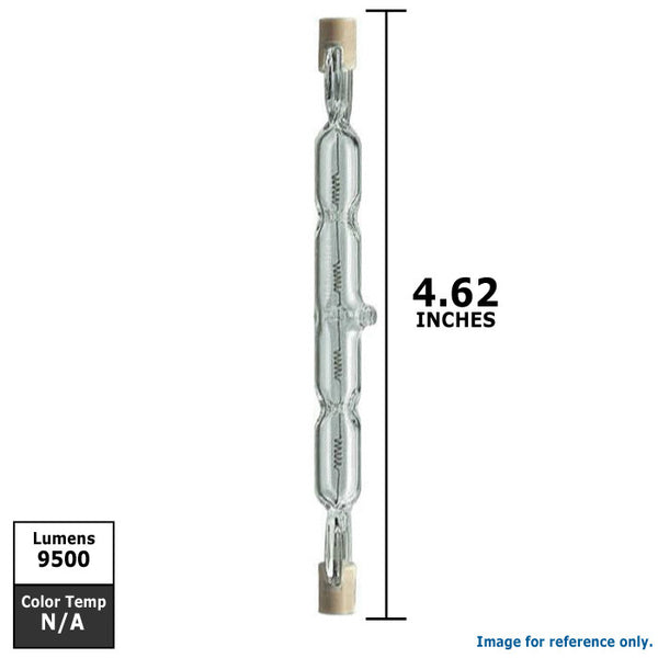 PHILIPS 500W 120V T3 R7s Double Ended Linear Light Bulb – BulbAmerica