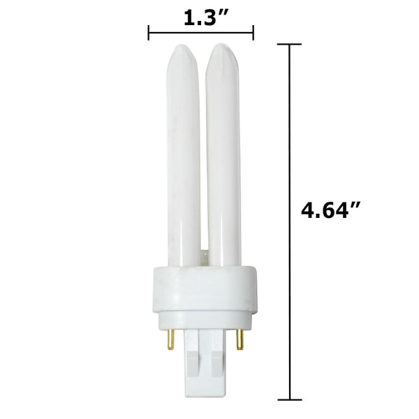 Sylvania Dulux CF13DD/841/ECO 13W Fluorescent Light bulb – BulbAmerica