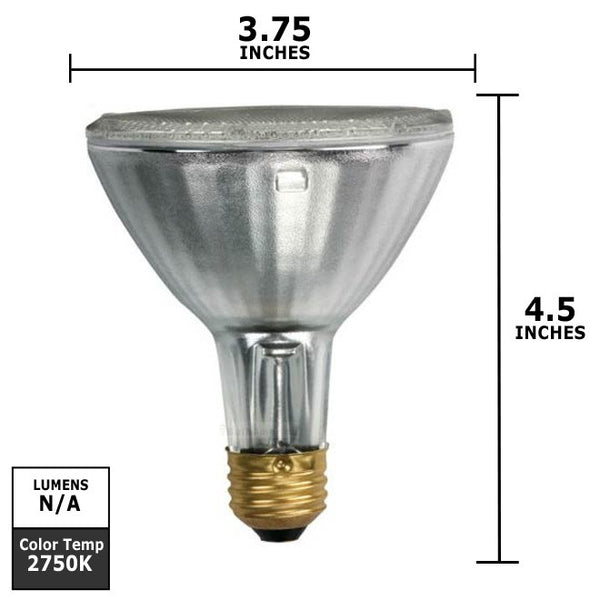 Philips 50w 120v PAR30L FL25 IR Halogen Energy Advantage Light Bulb ...