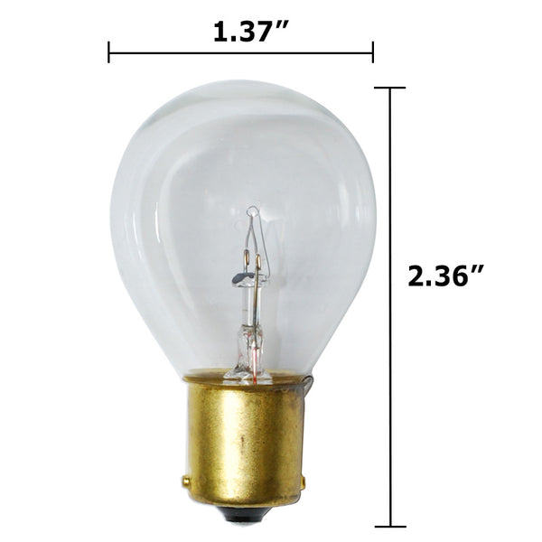 GE 309 - 25w S11 28v Low Voltage Aircraft Light bulb – BulbAmerica