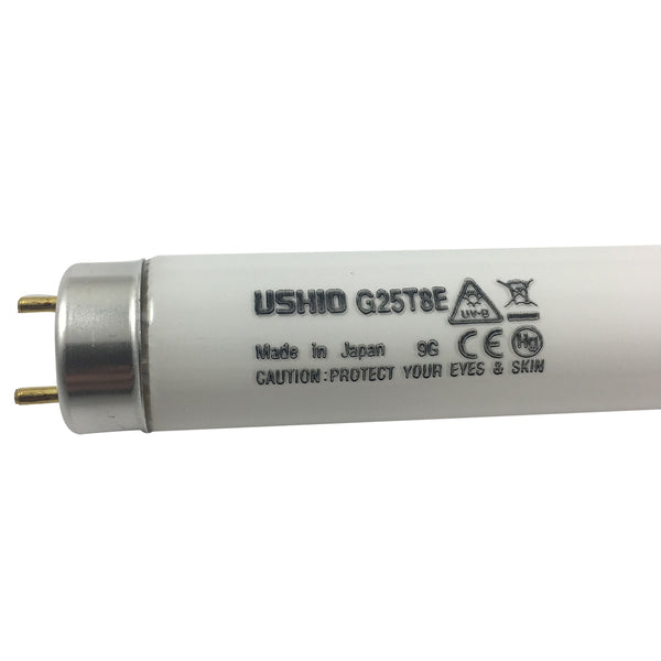 USHIO 3000335 G25T8E 25W Midrange 306nm UV-B Lamp – BulbAmerica