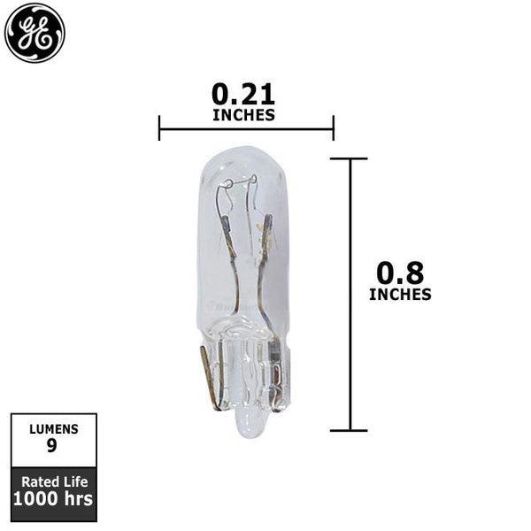 GE 74 - 1w/14v T1.75 Automotive Miniature Bulb – BulbAmerica