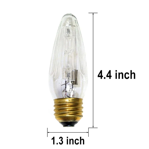 Philips 40w 120v F10.5 2900K E26 Clear Decorative Halogen Light Bulb ...