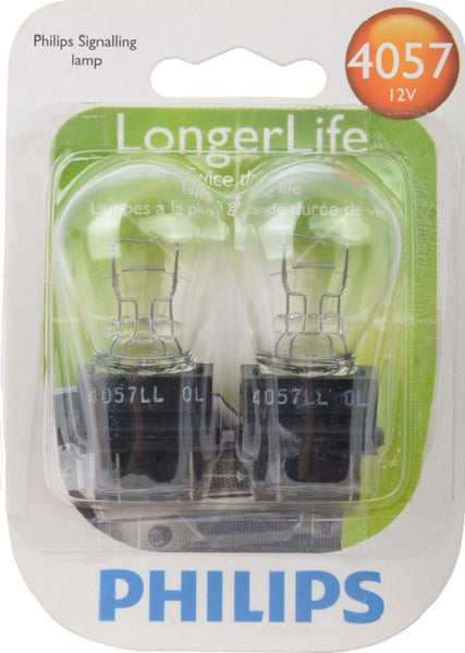 2pk - Philips 4057 12.8v S8 Long Life Halogen Automotive Lamp – BulbAmerica