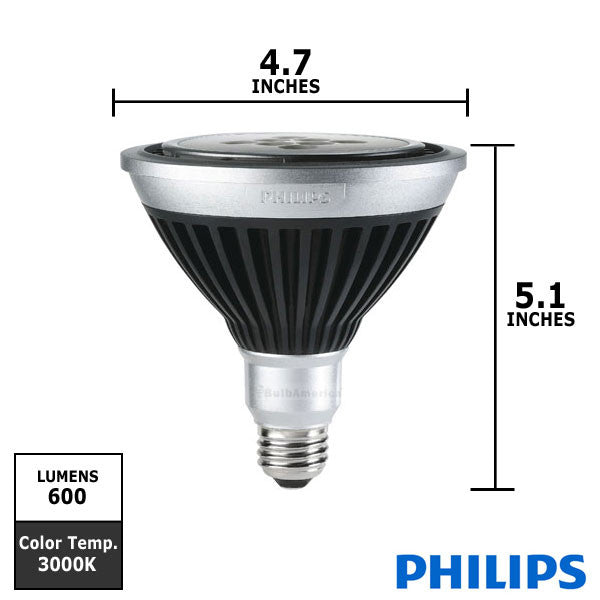 PHILIPS EnduraLED 13W 120V E26 PAR38 Indoor Spot Light Bulb – BulbAmerica