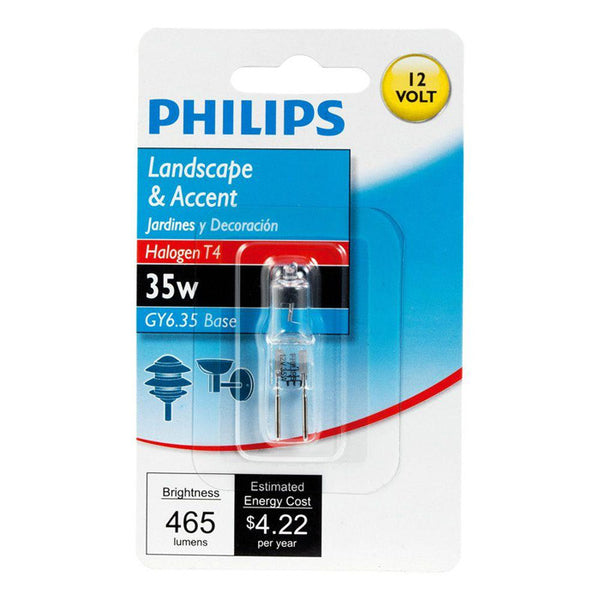 Philips 35W 12V T4 GY6.35 Dimmable Halogen Light Bulb – BulbAmerica