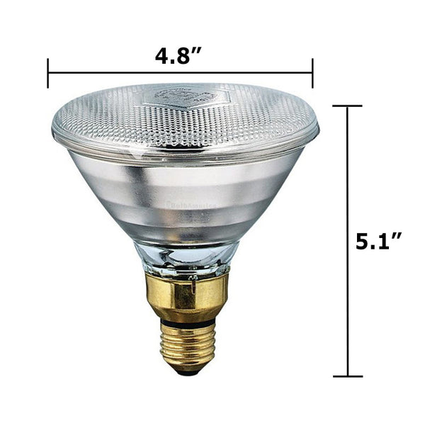 Philips 40w PAR38 IR Halogen Flood 3000Hr Light Bulb - 50w equivalent ...
