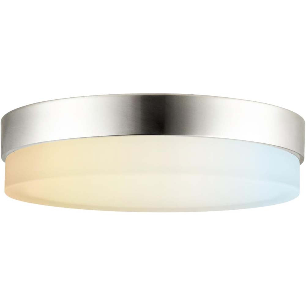 Sunlite 11-in 20w Modern Round Flush Mount Fixture CCT Selectable Dimm ...