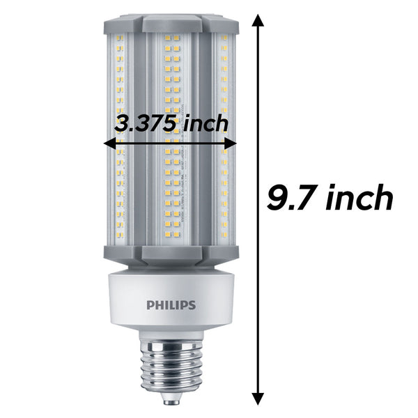 Philips 45w 100-277V LED 3000K Bright White 6200Lm - 175W HID Replacem ...