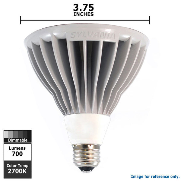 PAR30L Dimmable LED 15W Narrow Flood 2700K SYLVANIA ULTRA LED Light Bu ...