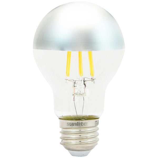 Sunlite 6w A19 LED Silver Bowl Clear Filament Style 2700K Bulb - 40w E ...