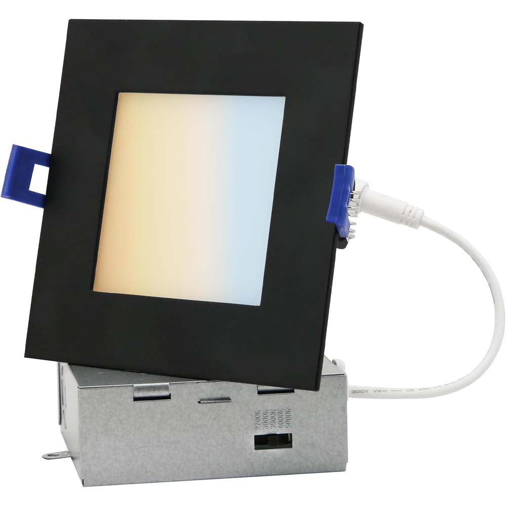 Sunlite 4-In 12w LED Recessed Slim Downlight Fixture CCT Selectable ...