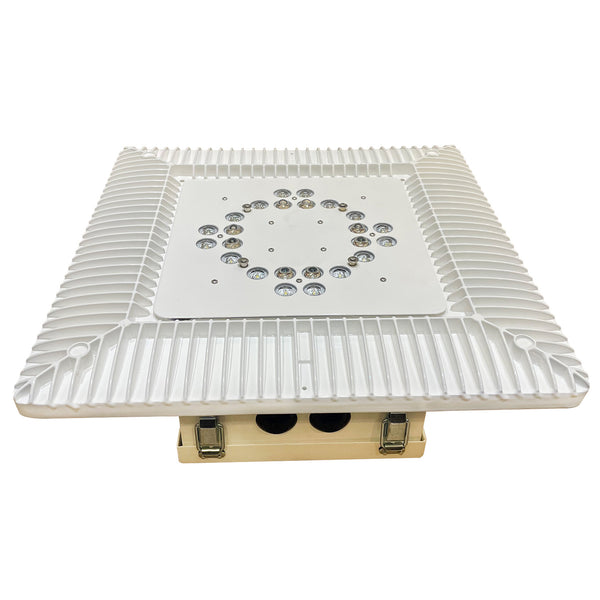 Hubbell LED Gas Station Canopy Light 60W 5000K 120–277V White Fixture ...