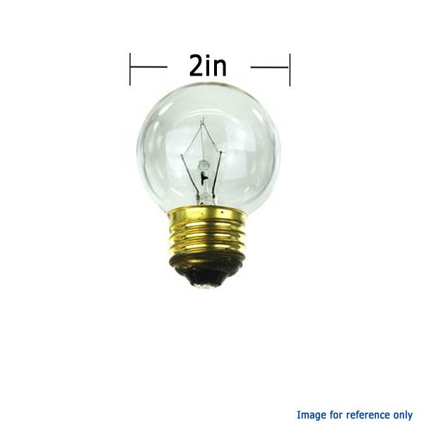 SUNLITE 25W 120V Globe G16 E26 Incandescent Light Bulb – BulbAmerica