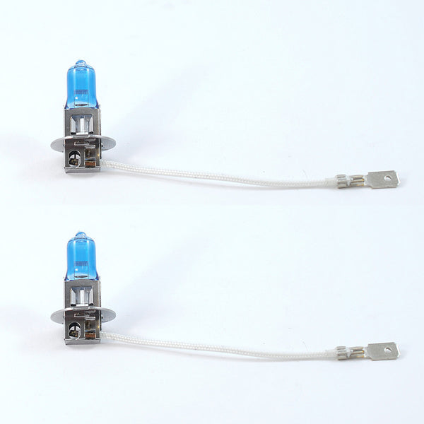 BULBAMERICA H3 - 100W 12V Xenon White Twin Pack Halogen Light Bulb ...