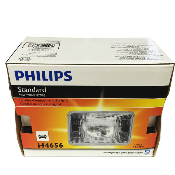 Philips H4656 - Halogen Automotive Headlamp Sealed Beam Headlight ...