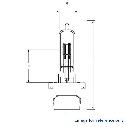 OSRAM QXL 750w 77v - ETC Source Four Revolution halogen replacement la ...
