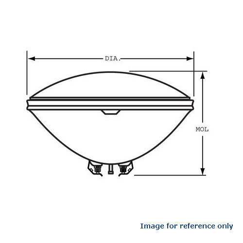 H4435 - 30w PAR46 Sealed 12.8v Light Bulb - GE 24577 Replacement ...