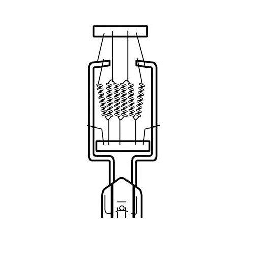 GE 24756 4541 450w 28v PAR56 G53 Miniature Aircraft Aviation Incandesc ...