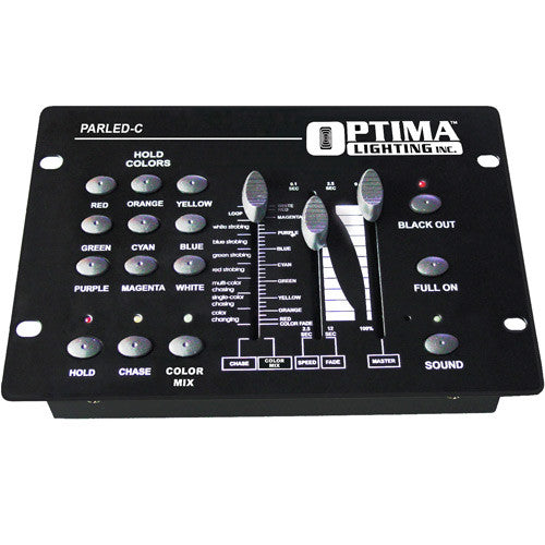 Optima Lighting RGB LED DMX controller w/ color chase, fades, sound ac ...