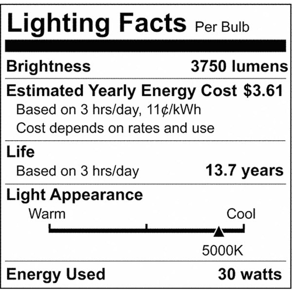 30W LED A25 5000K E26 Medium Base Non Dimmable 120v -300w equiv ...