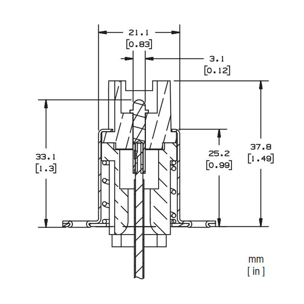 OSRAM R7s/RX7s and RSC Ceramic Socket Lamp Holder - 12inch Lead ...