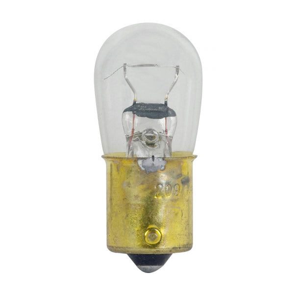 Satco 12.8w B6 miniature BA15s Bayonet Single Contact Base 12.8v Clear ...