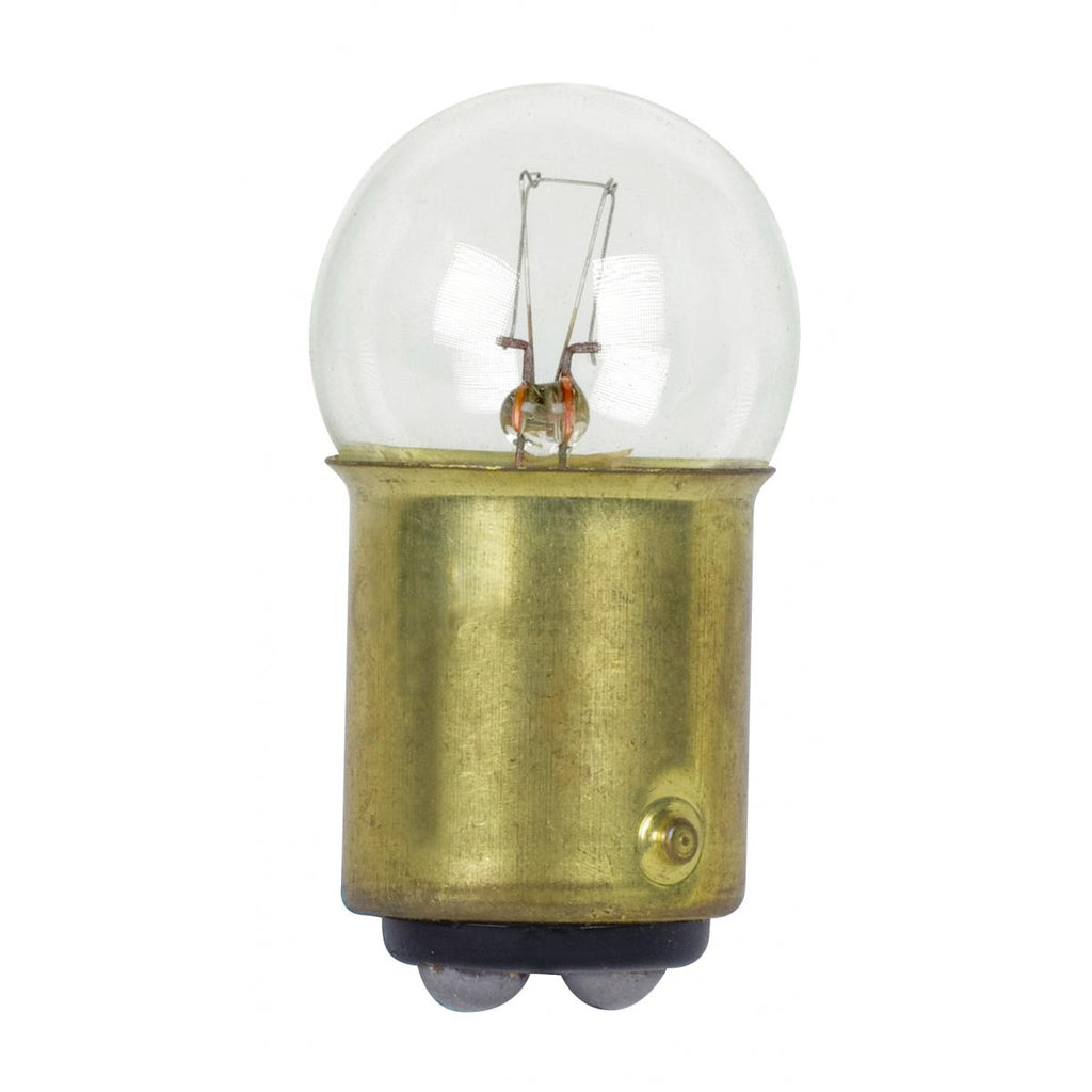Satco 5.44w G6 miniature BA15d Double Contact base 34v Clear Bulb ...
