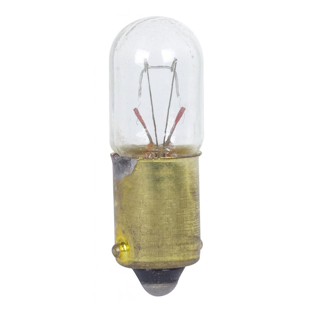 Satco 3.5w T3.25 miniature BA9s Miniature Bayonet base 7v Clear Bulb ...