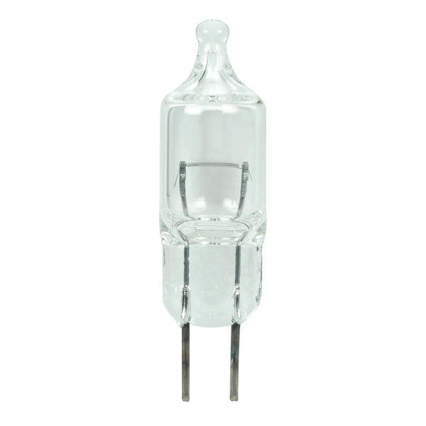 Satco 8w T2.5 miniature G4 Bi Pin base 12.8v Clear Bulb – BulbAmerica