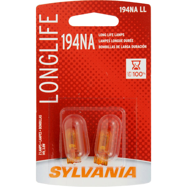 2-PK SYLVANIA 194NA Long Life Automotive Light Bulb – BulbAmerica