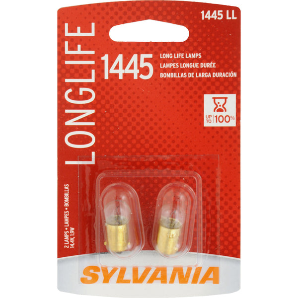 2-PK SYLVANIA 1445 Long Life Automotive Light Bulb – BulbAmerica