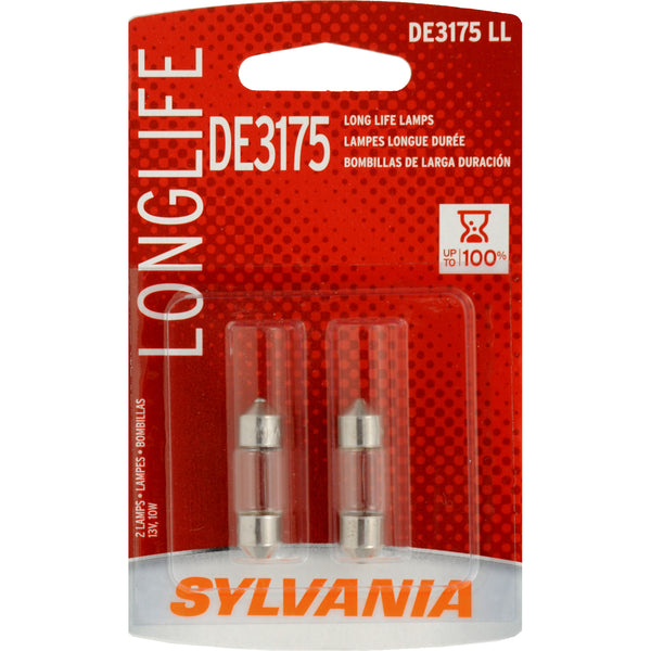 2-PK SYLVANIA DE3175 Long Life Automotive Light Bulb – BulbAmerica