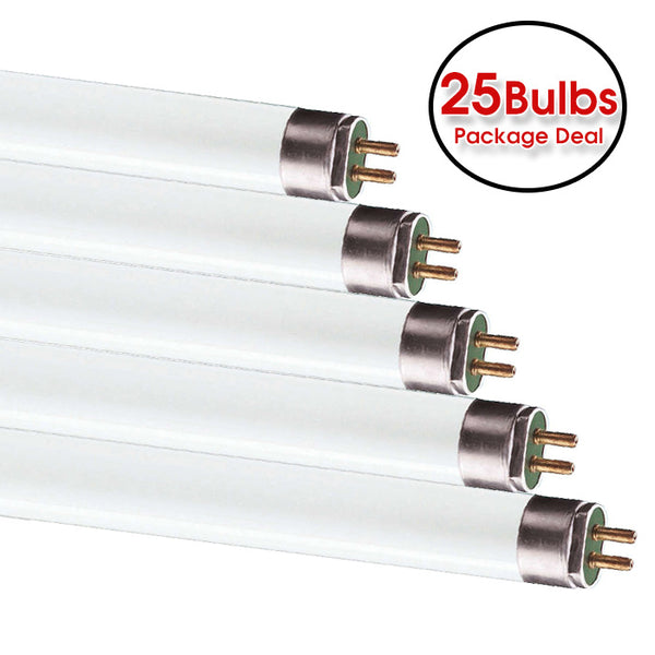 25 pk - Ushio 28w 46in T5 G5 5000k Fluorescent Linear Tube Light ...