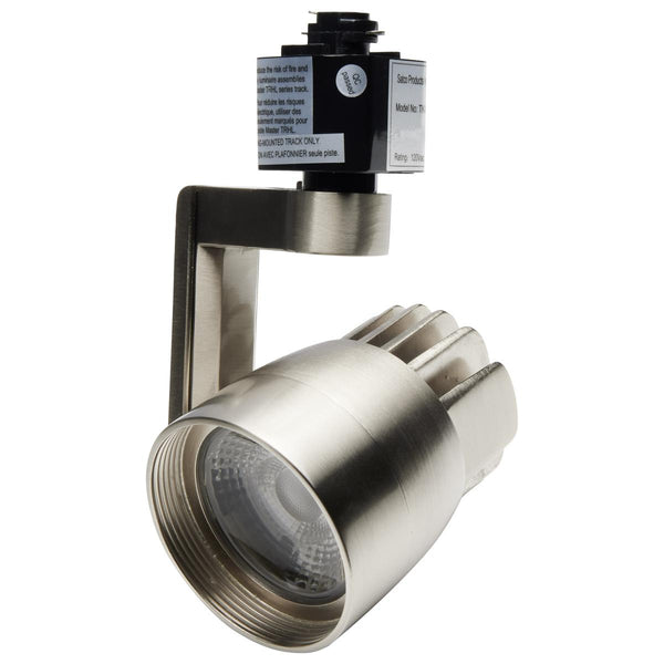 Nuvo TK427 Angle Arm Brushed Nickel 3 Light LED Track Kit - 36w - Soft ...