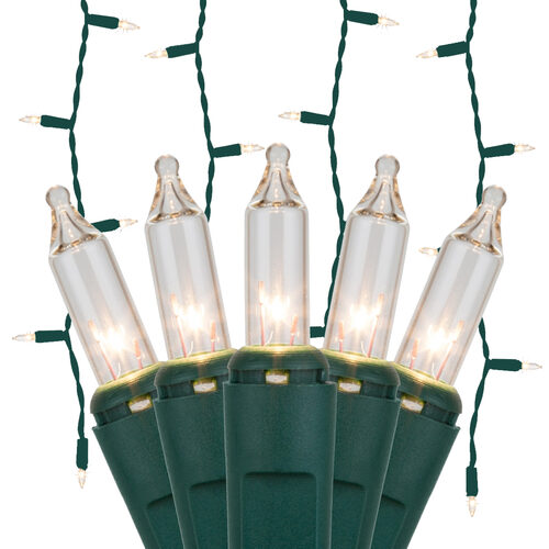 150 Clear Mini Icicle Light Set – BulbAmerica