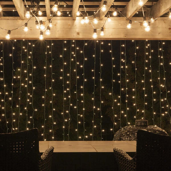 50 Clear Mini Lights, Lamp Lock 6" Spacing – BulbAmerica