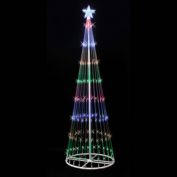 6' x 28" LED 200 Multi Light Show Tree – BulbAmerica