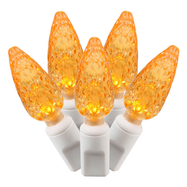 100 Light Orange LED C6 4in. x 34 ft. – BulbAmerica