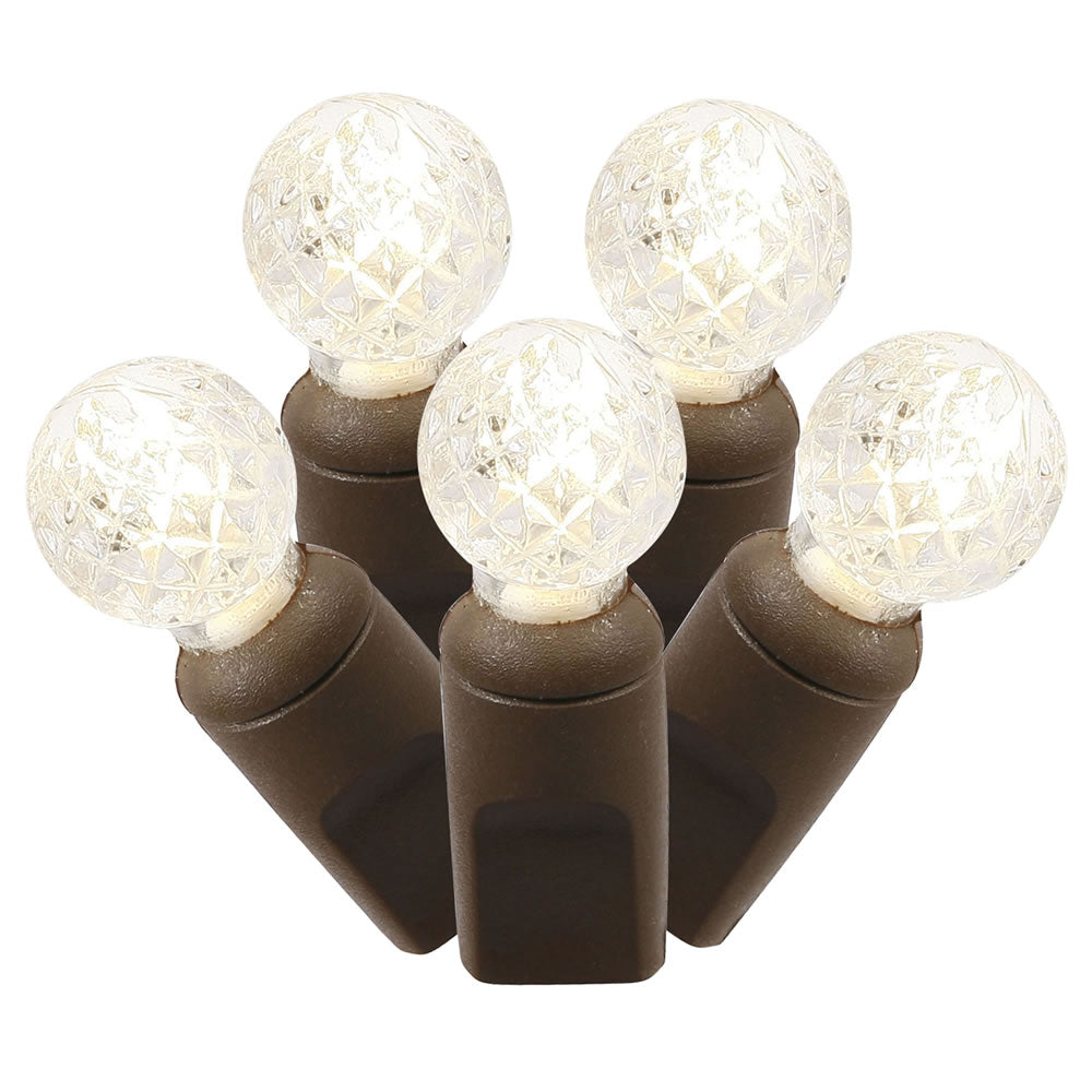 50 Light Warm White LED G12 Set 25' – BulbAmerica