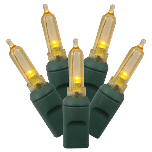 100Lt Yellow LED / Green Wire Italian EC 34 ft. – BulbAmerica