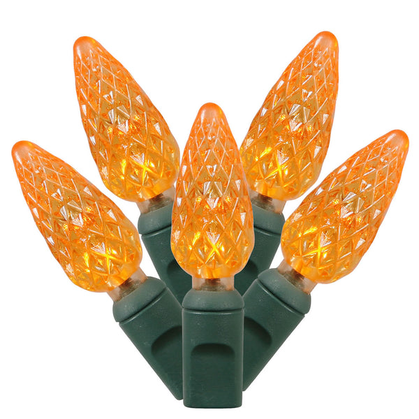 100 Light Orange LED C6 4in. x 34 ft. – BulbAmerica