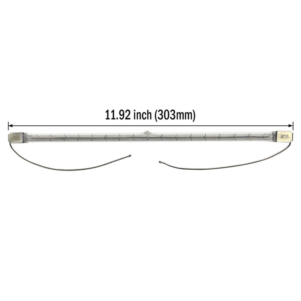 USHIO QIH240-1000/S2 (#19) 1000W 240V Quartz Infrared Heater Lamp ...