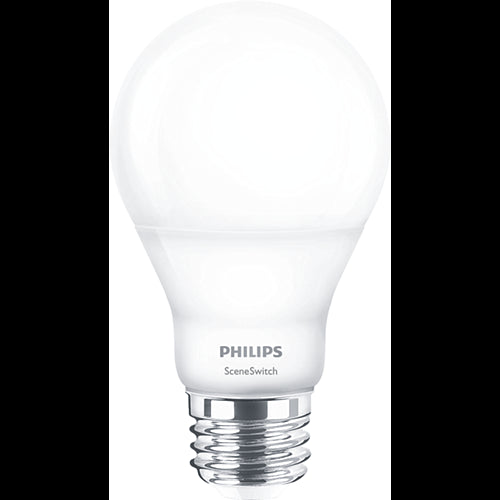 Philips 9w-3w-1w Non-Dimmable LED A19 Shape Frosted Finish Bulb - 60w ...