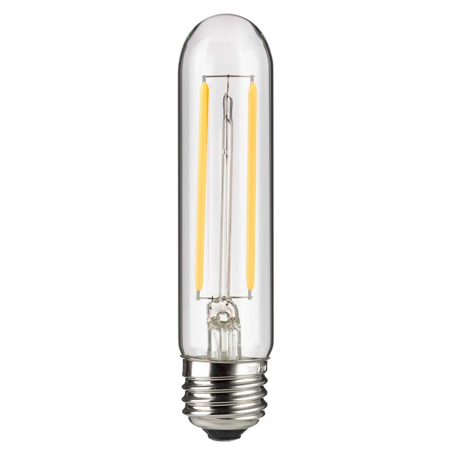 SUNLITE 80610-SU LED Vintage T10 2w Light Bulb Medium (E26) Base Warm ...