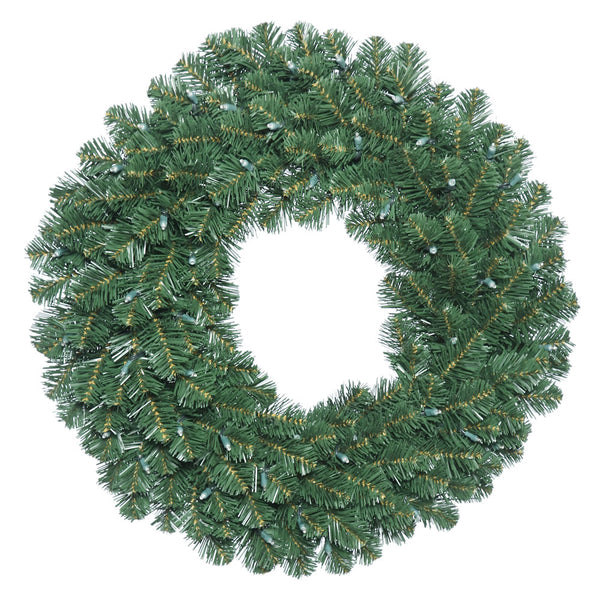 24" Unlit Oregon Fir Wreath 110 Tips – BulbAmerica