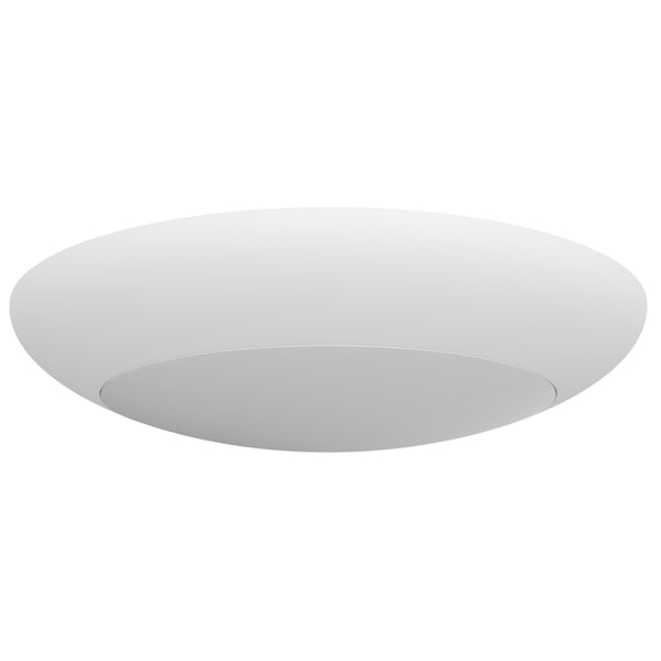 NICOR 5 in. / 6 in. White LED Surface Mount Disc Light in 2700K ...