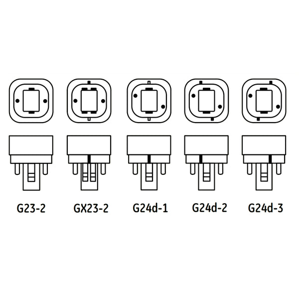 Philips 28w Double Tube 2-Pin 2700K PL-X GX32D-3 Fluorescent Light Bul ...